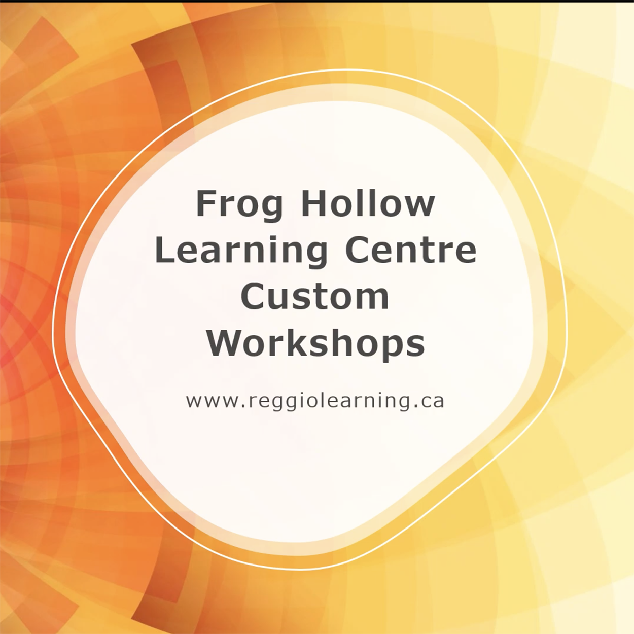 Custom Workshops at the Learning Centre - The Learning Centre